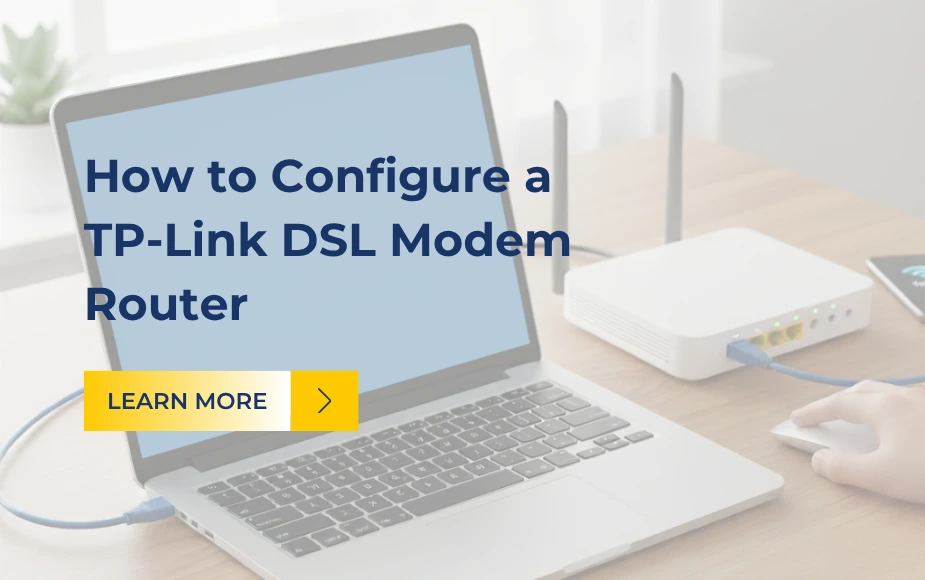 How to Configure a TP-Link DSL Modem Router | Setup Guide